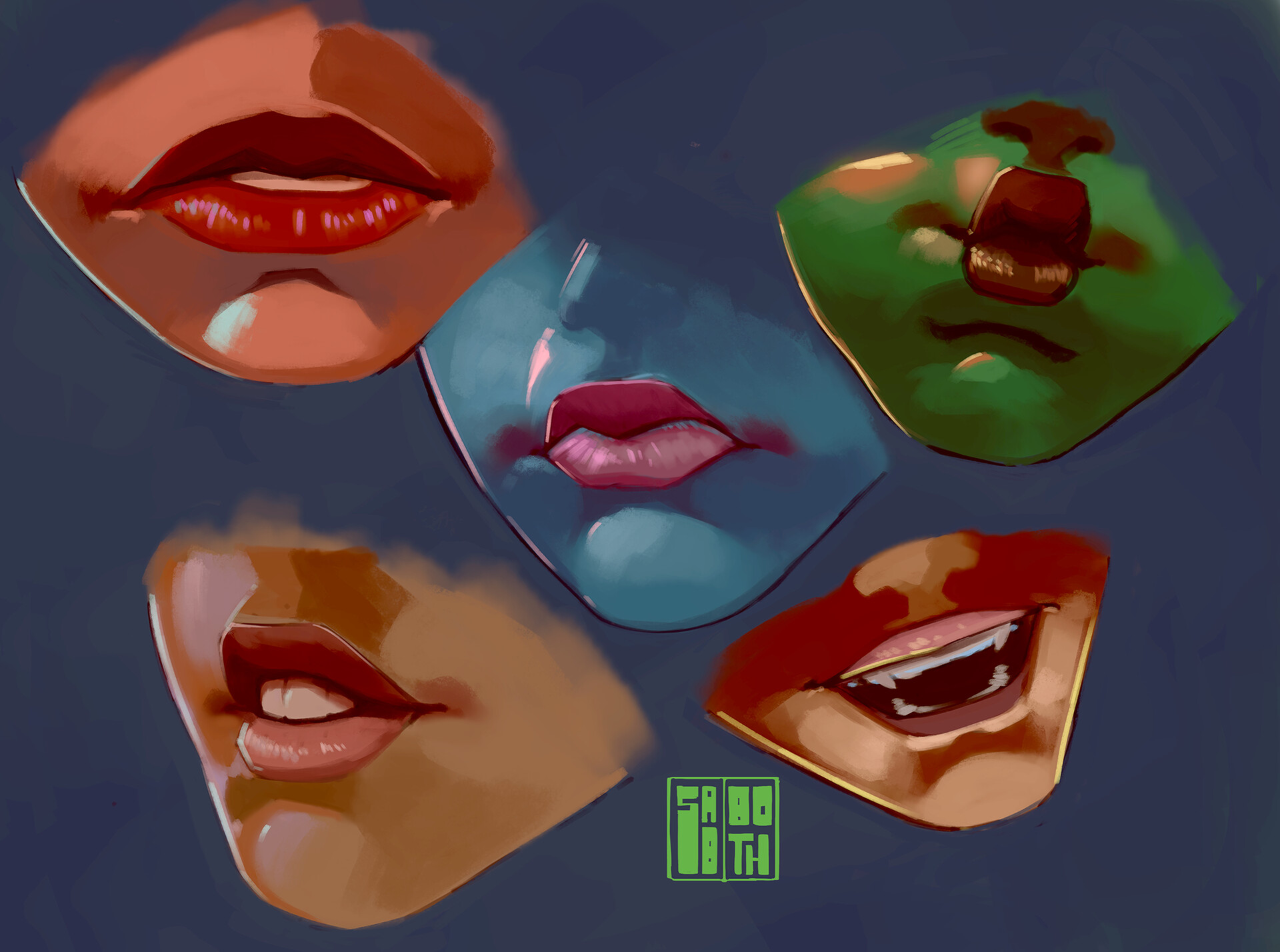 ArtStation - Mouth Study