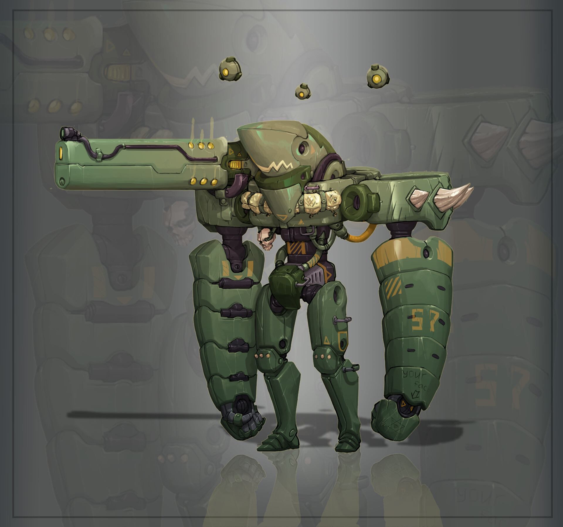 ArtStation - Sniper mech