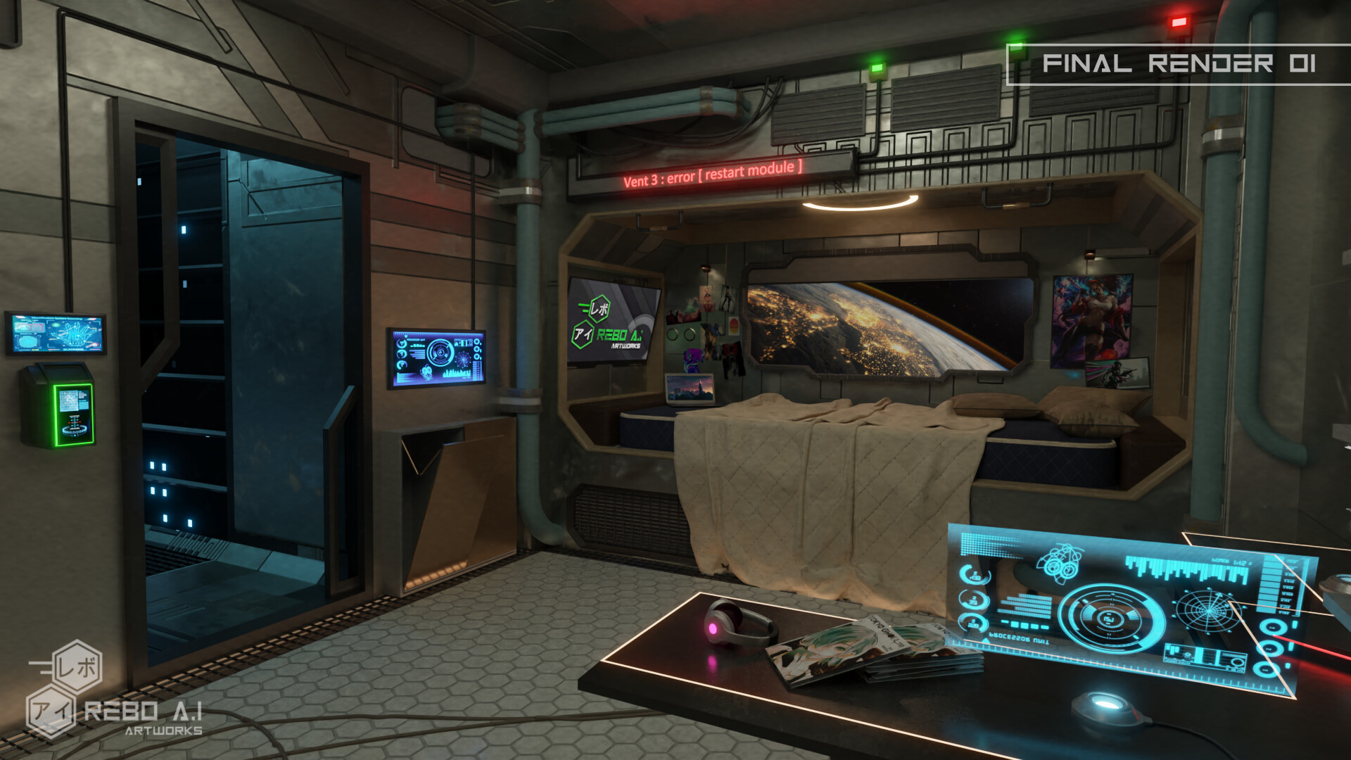 ArtStation - Space Room