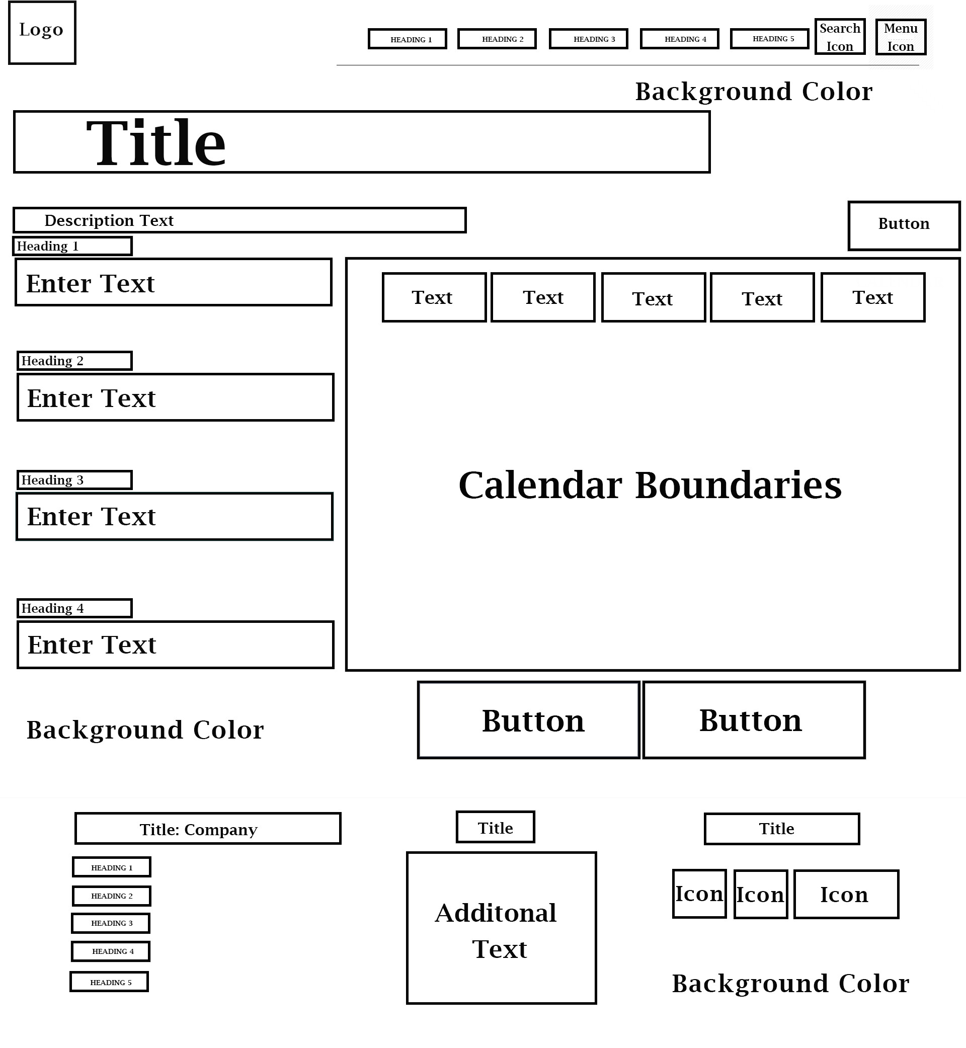 Calvin Gibson - Website Design