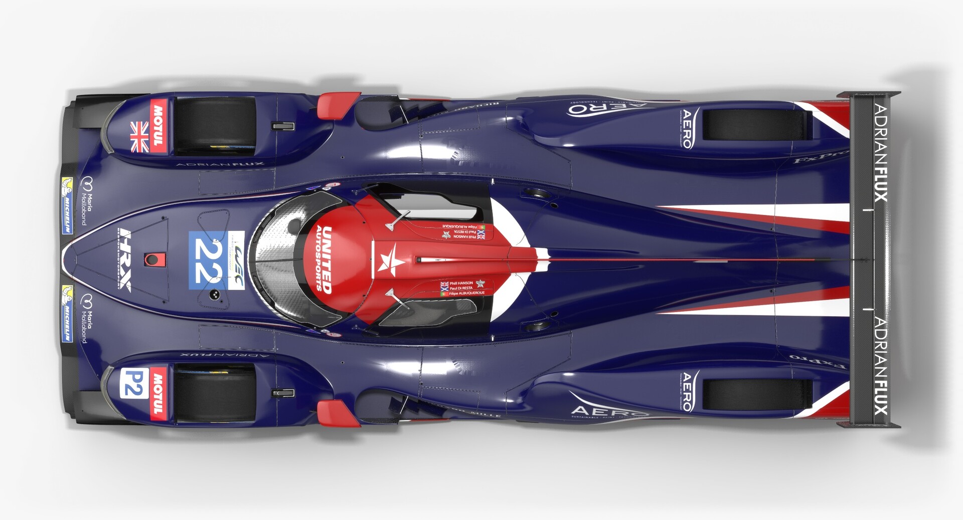 OpticalDreamSoft - United Autosports WEC LMP2 Season 2019 2020 3D model