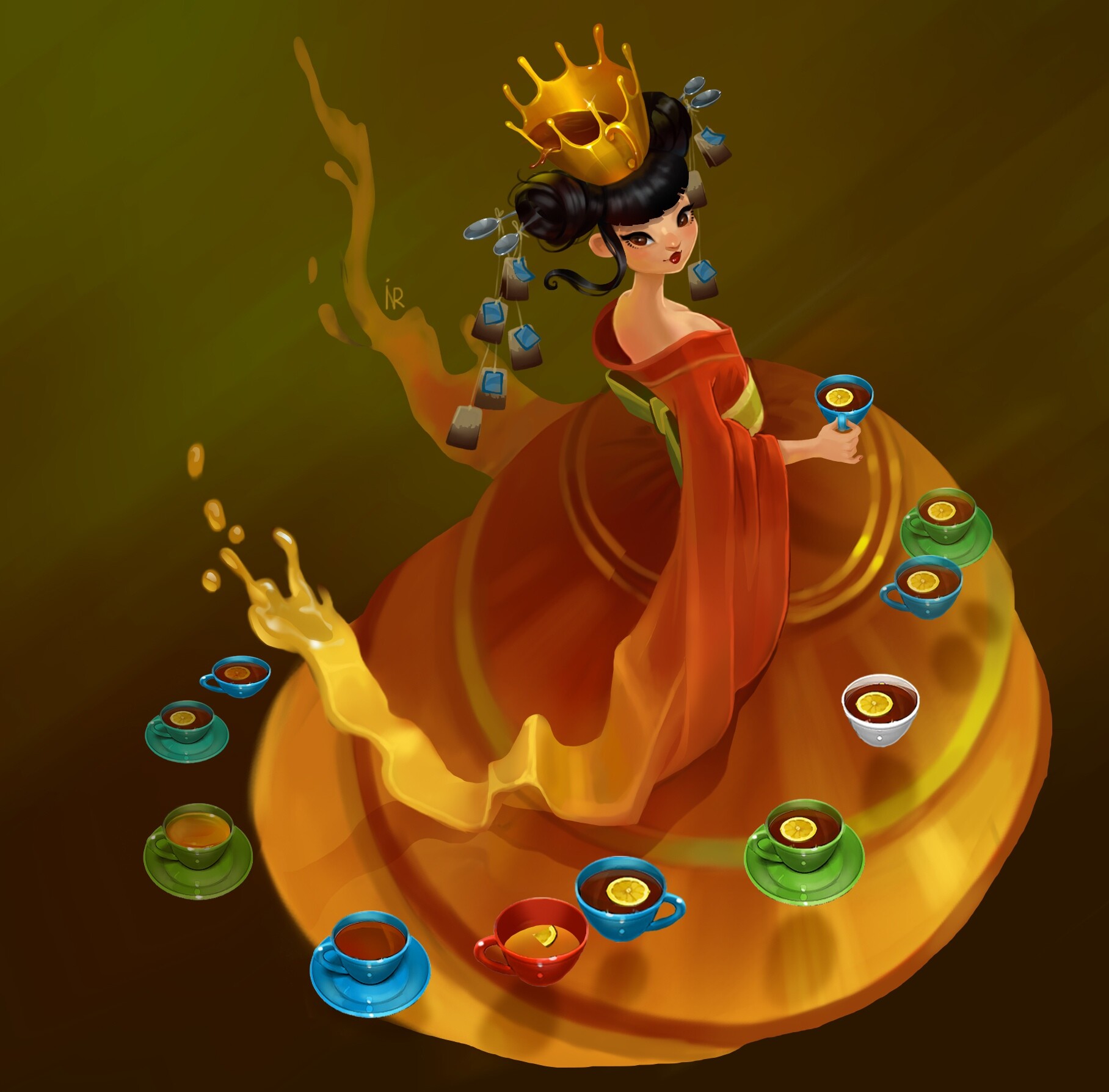 ArtStation - Tea Princess - отЧАЯнная принцесса