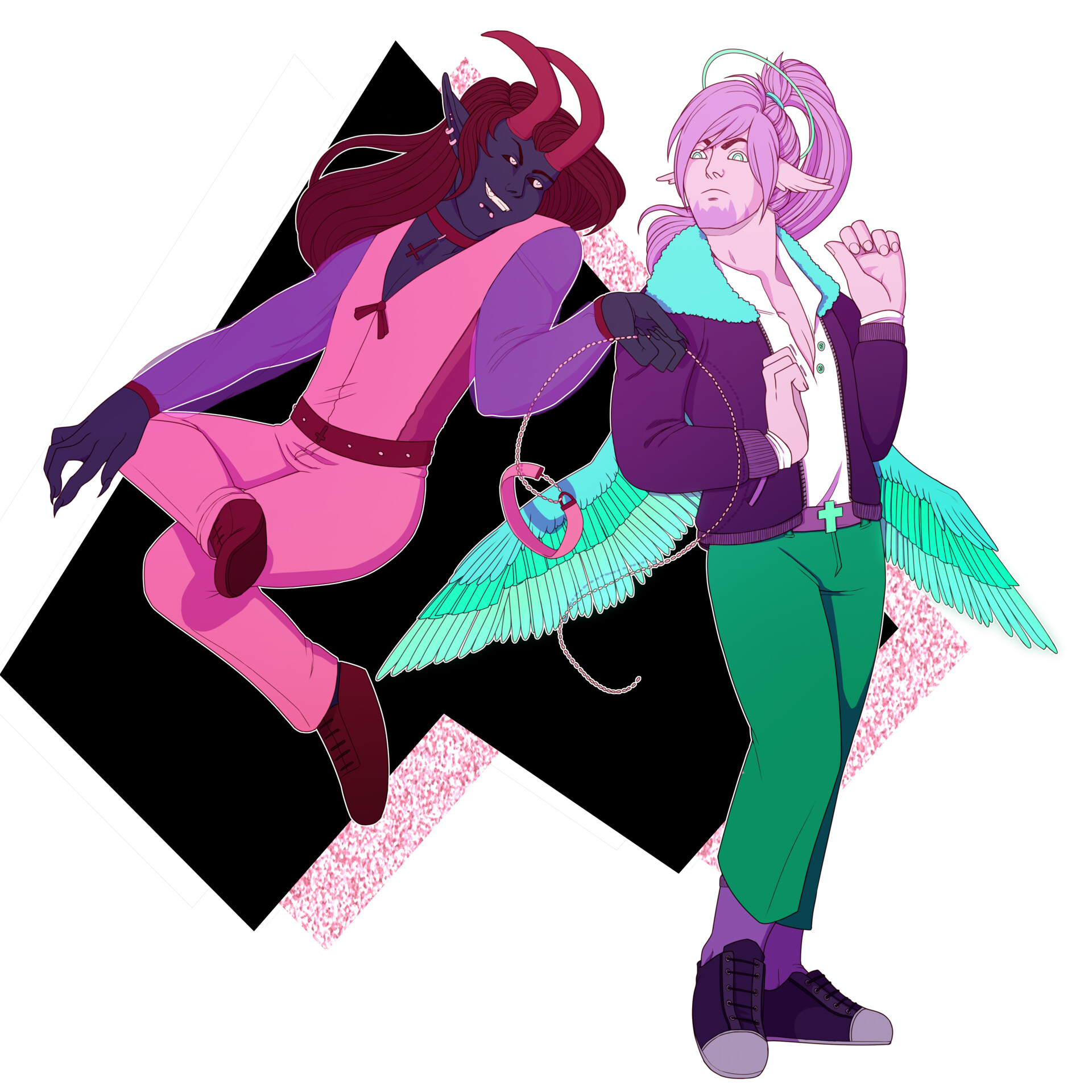 ArtStation - Commission - Pink Boys