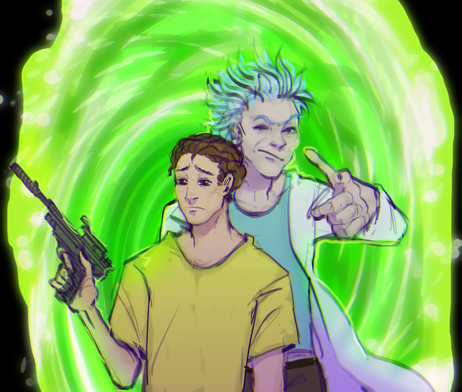 ArtStation - rick and morty sketches