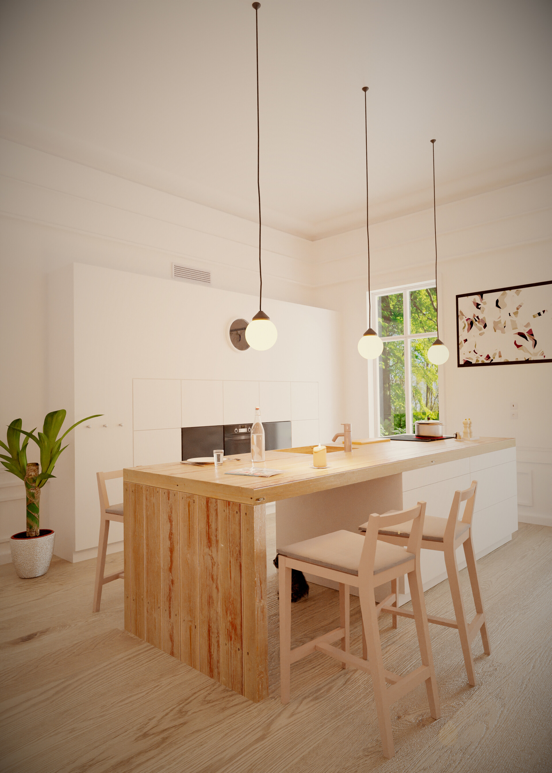 ArtStation - Archviz Kitchen
