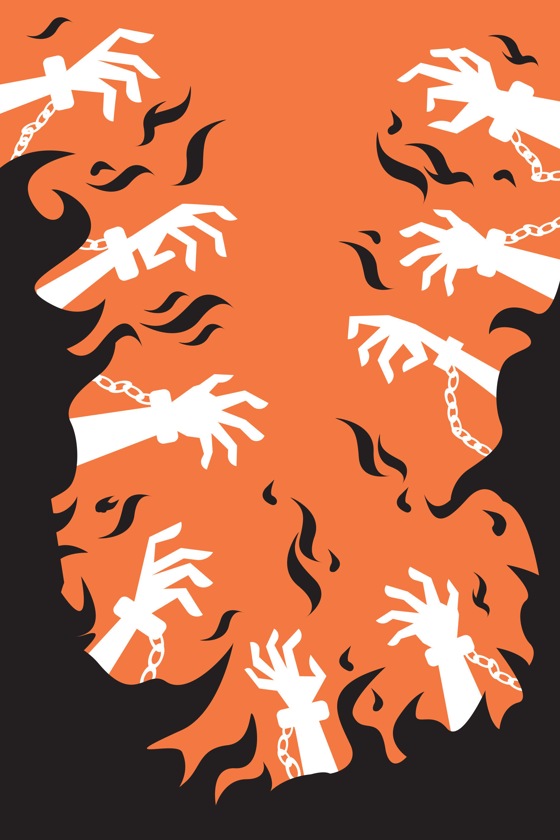 Dane Thibeault - Hell's Torment (Paradise Lost Book Illustration)