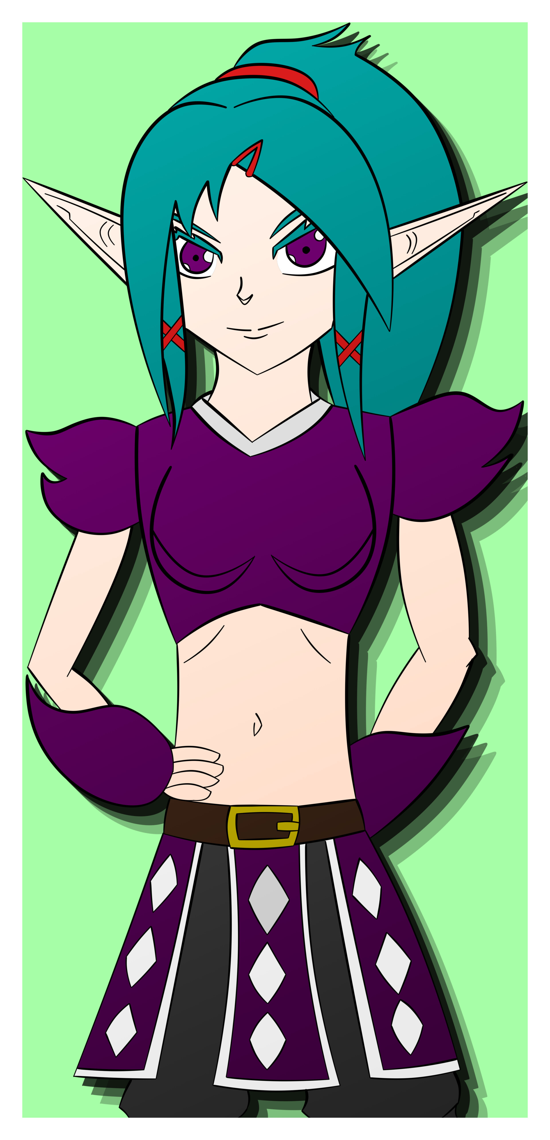 ArtStation - Elf Knight Commission