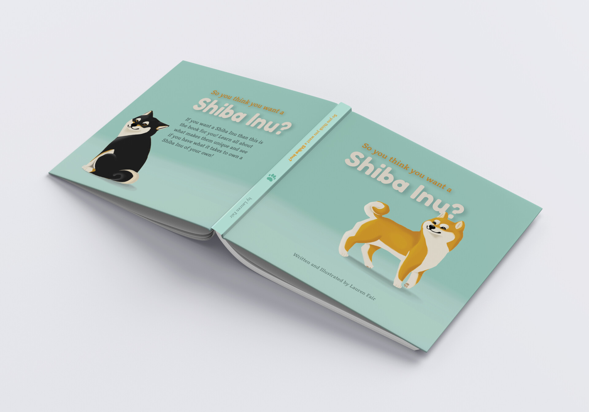 ArtStation - Shiba Inu Book Cover