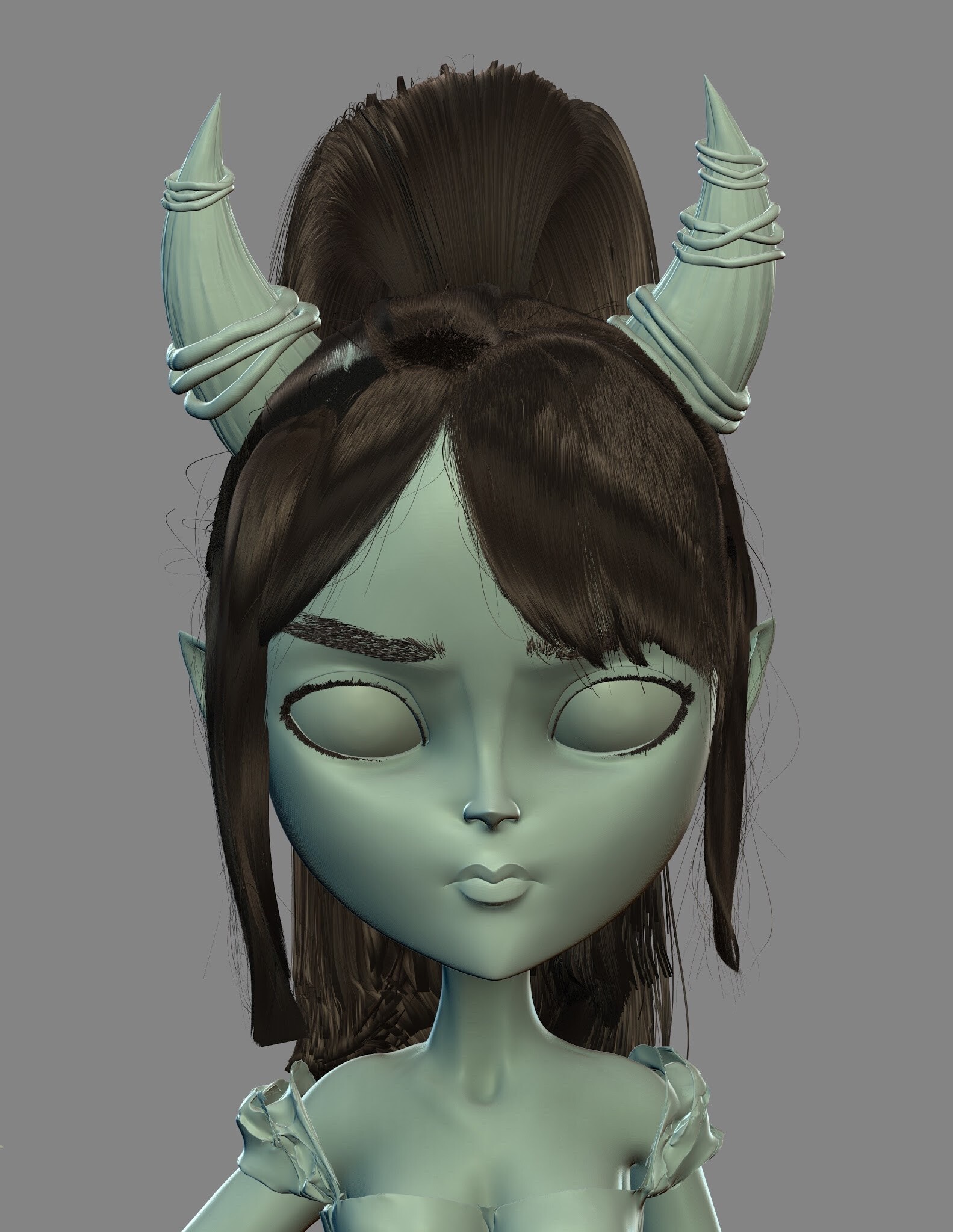 Erika Salazar - Demon Girl (Video game Character Design)