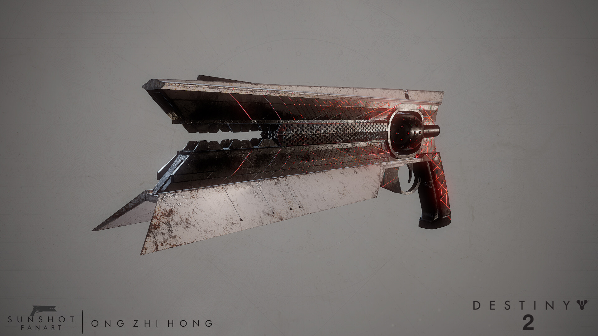 Z H Ong - Sunshot - Destiny 2 Fanart