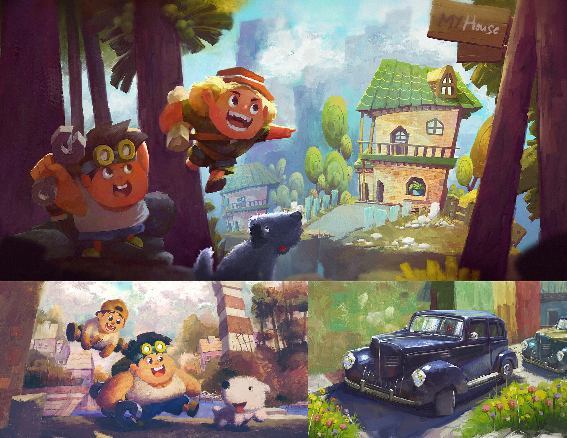 ArtStation - iIlustrator BigBaboon Game!!