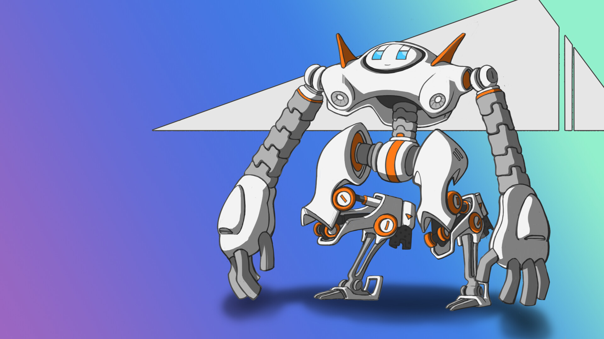 ArtStation - Robot'em Up - Main Characters (1rst iteration)