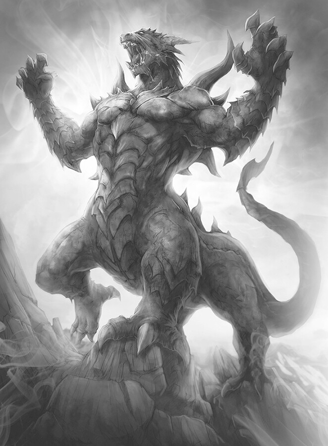 ArtStation - monster sketch