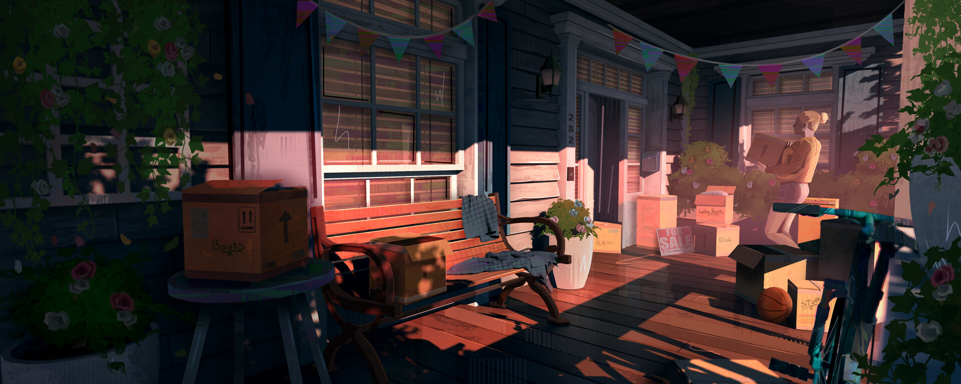 ArtStation - Moving Day Concept