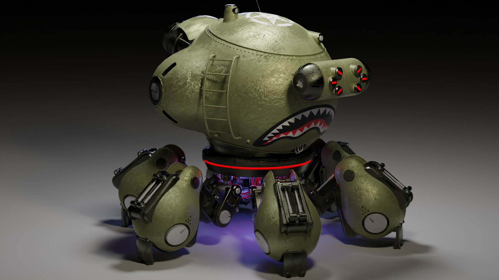 ArtStation - Avocado Spider-Mech