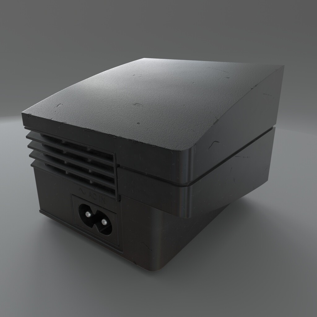 ArtStation - ps3 slim |subdiv|