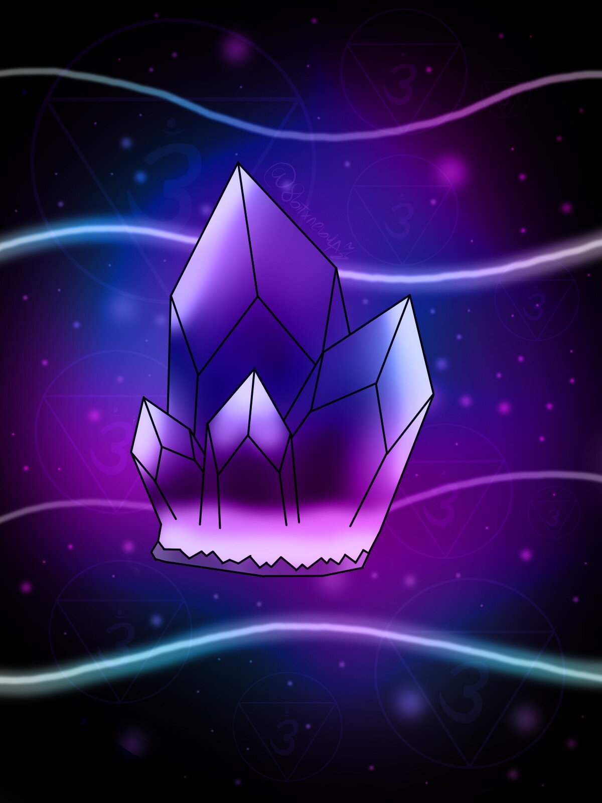 ArtStation - Chakras & Crystals (Third Eye & Amethyst)