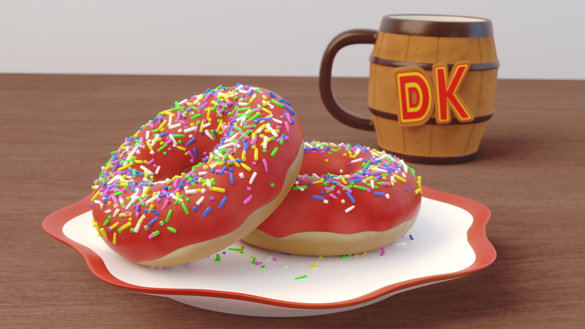 ArtStation - Donuts and DK Mug V2