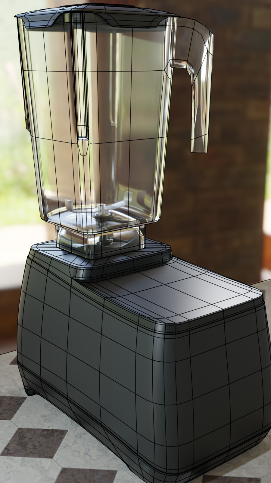 Patrick Zhiaran - Kitchen Blender - Model Showcase