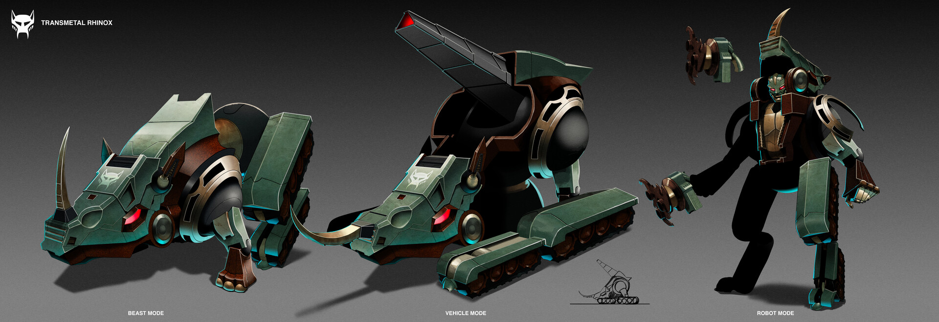 Beast Machines Rhinox