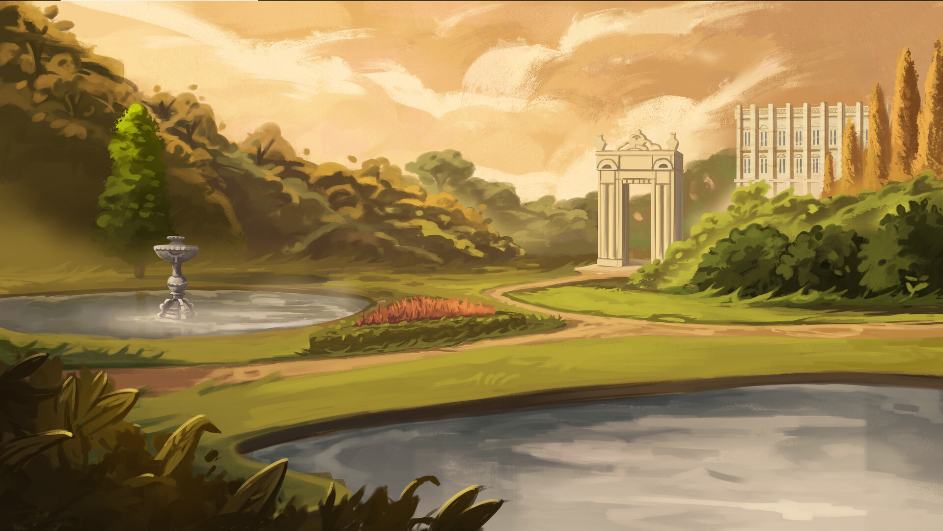 ArtStation - Palace Garden