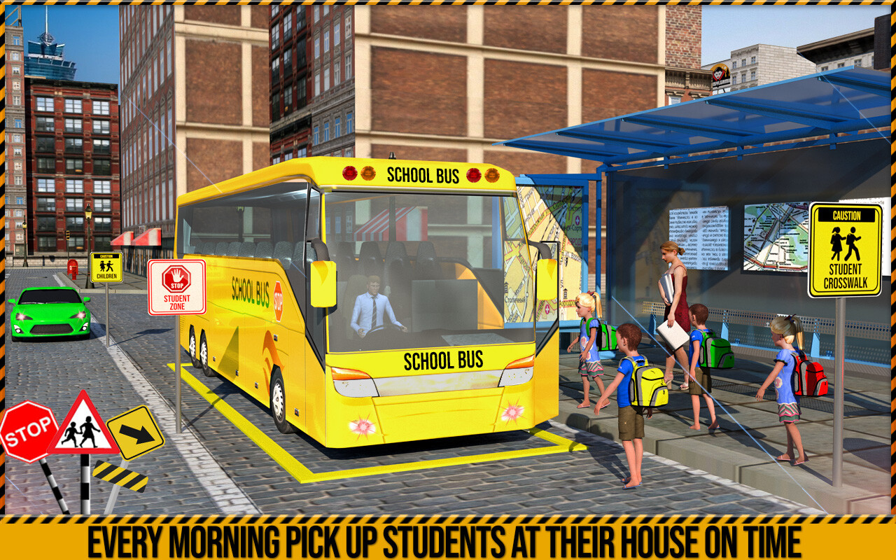 Just School Bus Games