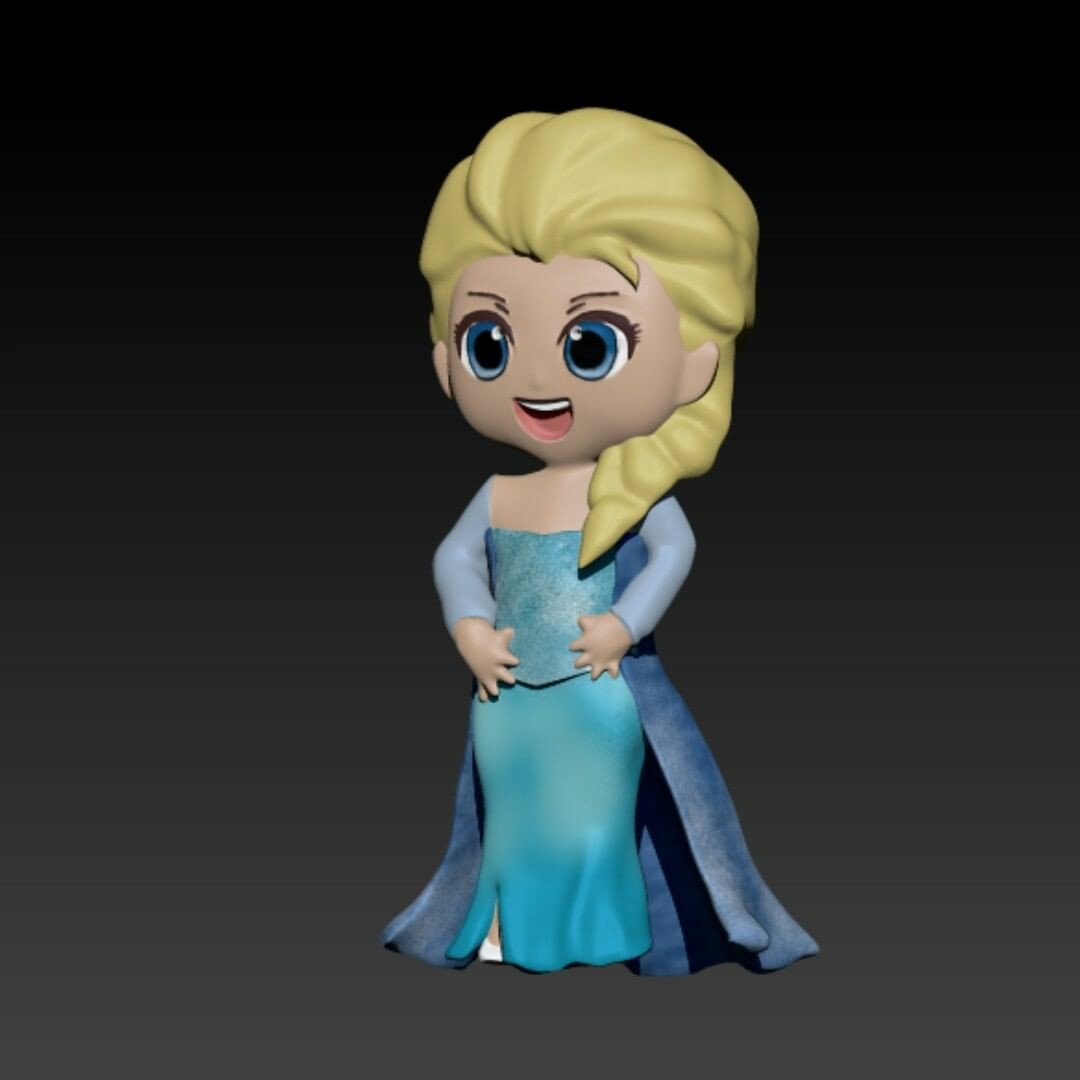 ArtStation - Chibi Elsa
