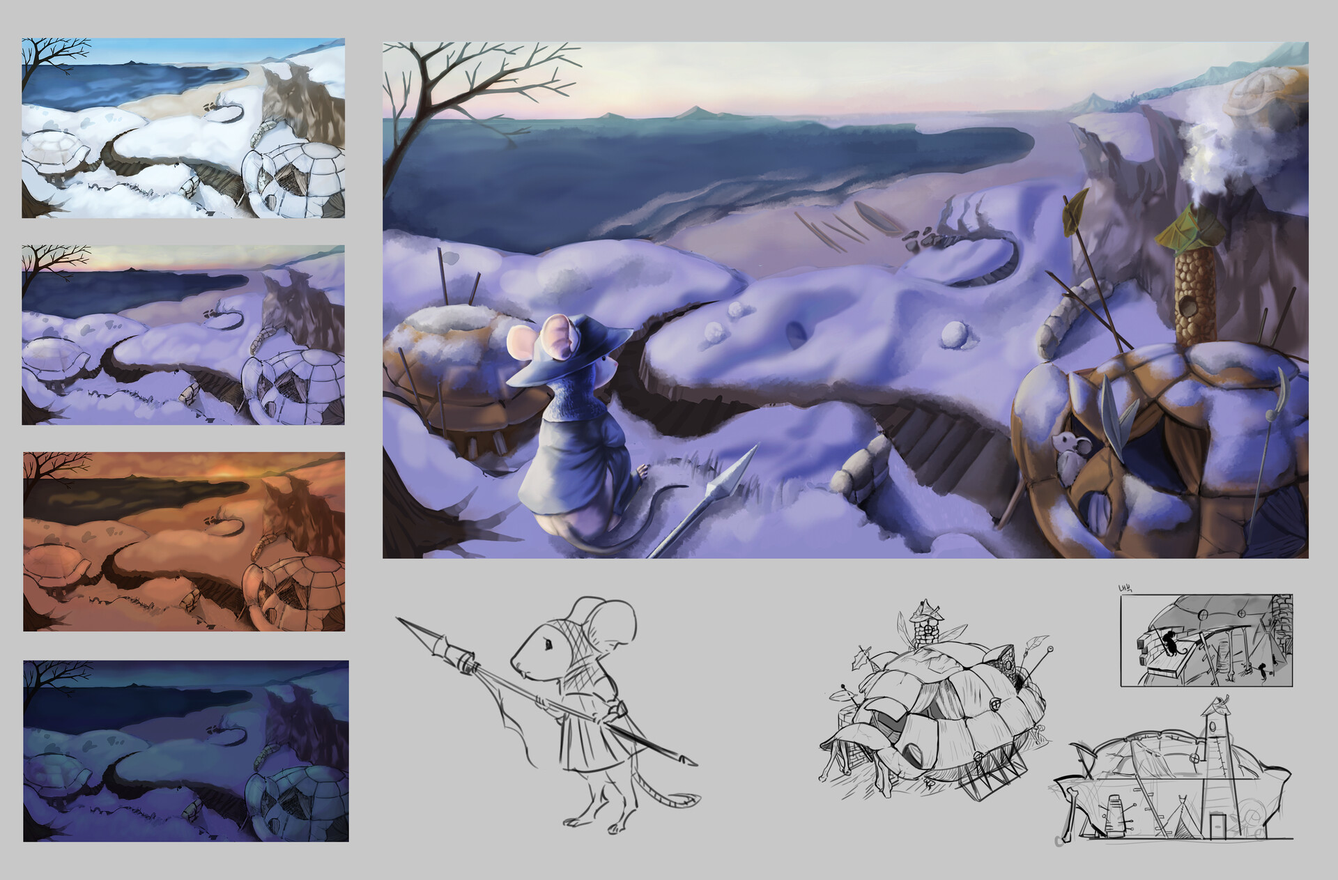 ArtStation - Mighty mice