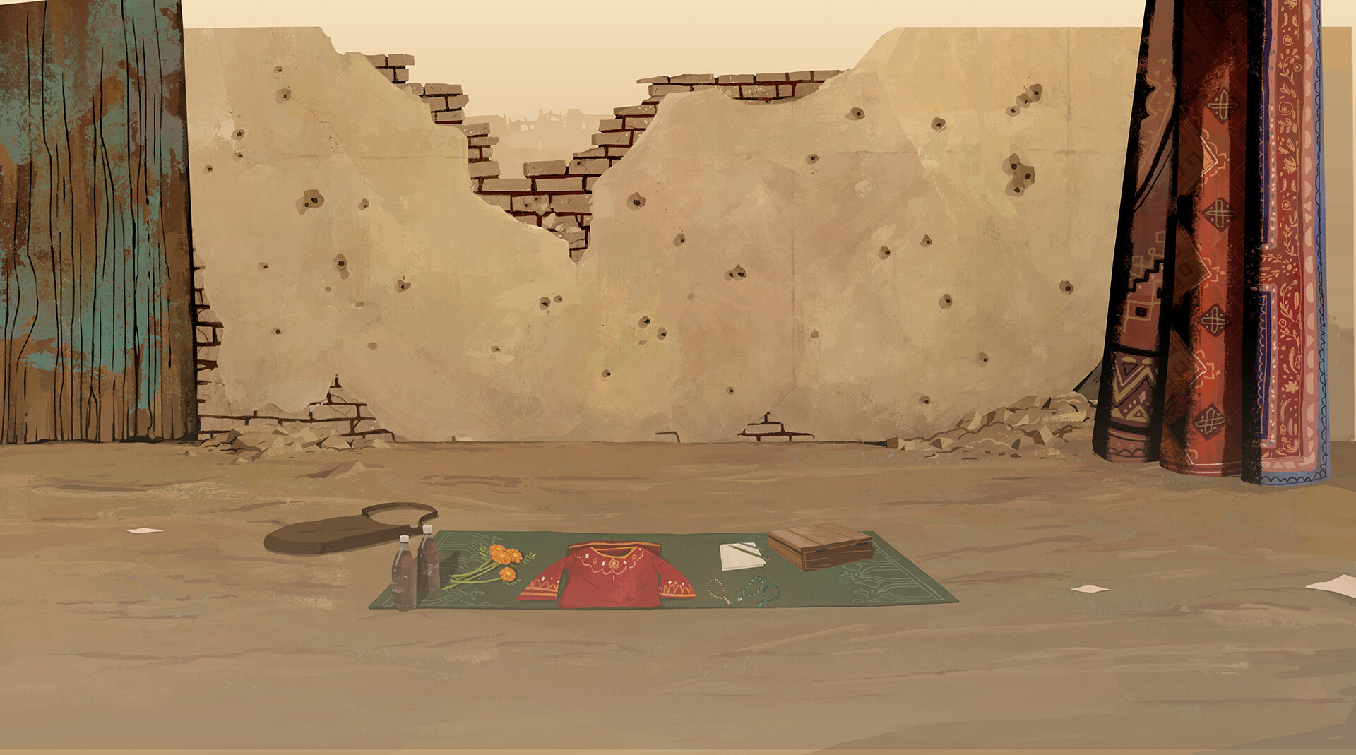 Nicolas Verbeke - "The Breadwinner" Background Art