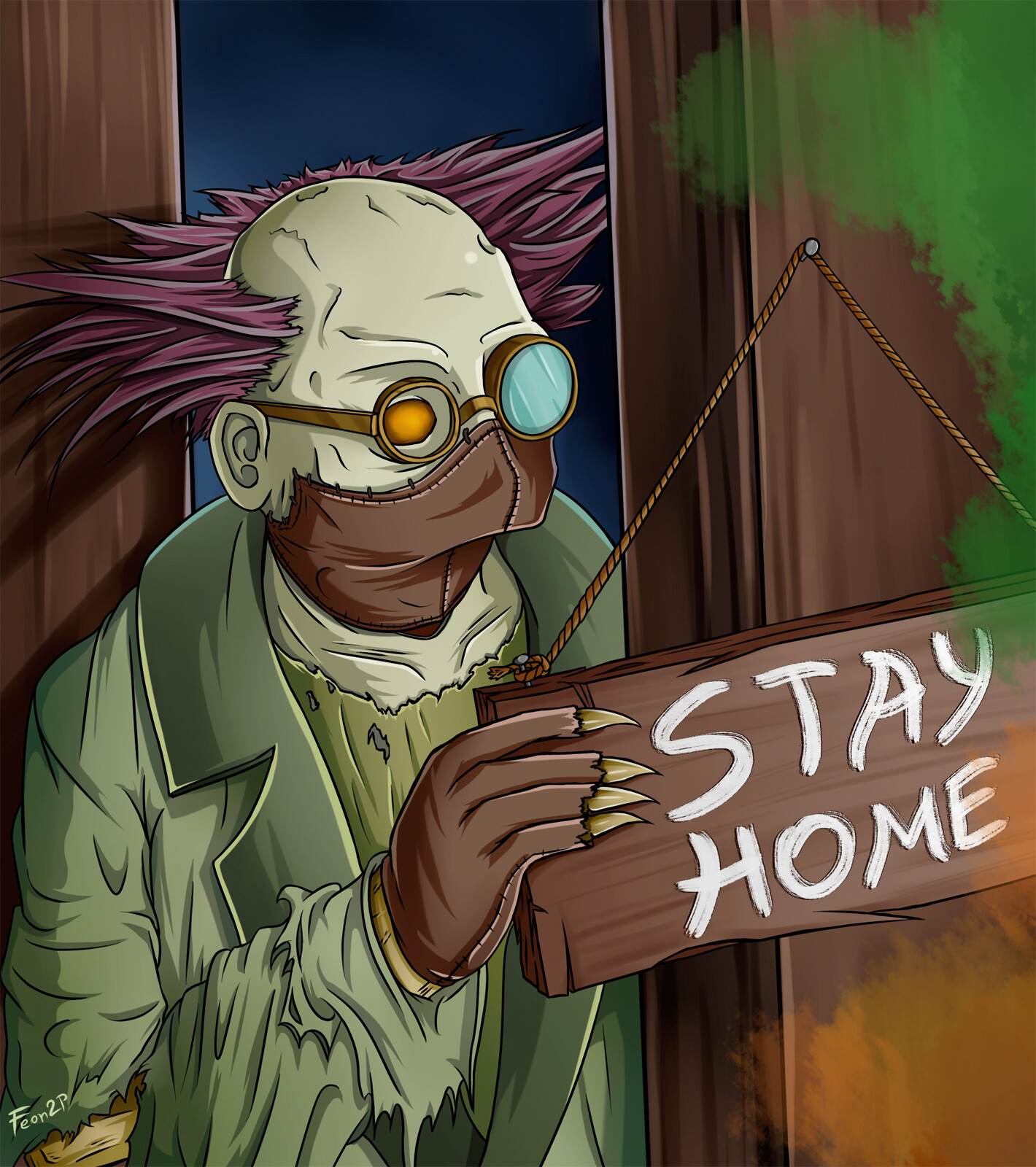 ArtStation - Professor Putricide "Good news, everyone! Stay calm, stay ...