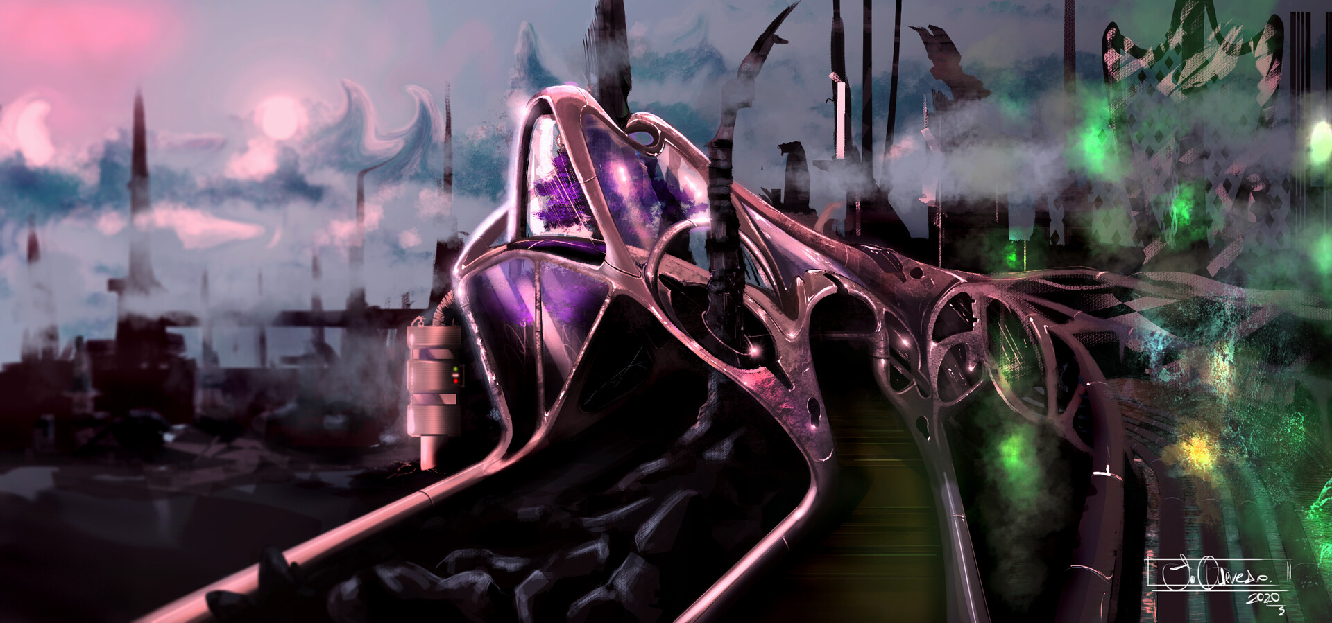 ArtStation - Vespene Gas - ConceptArt