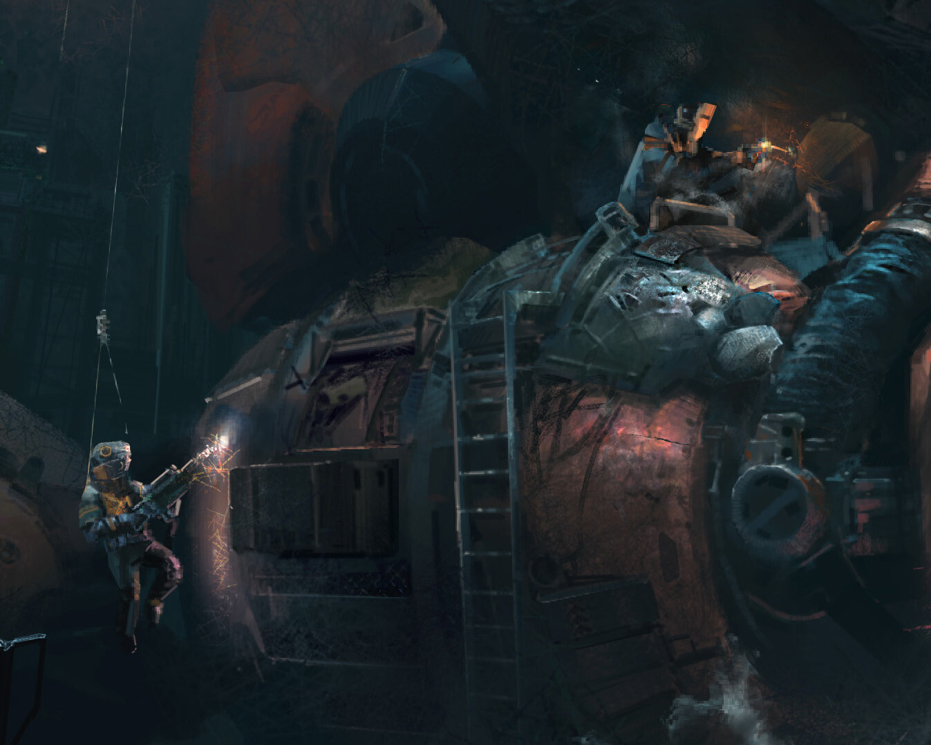 zhu liu - Mecha Repair Bench