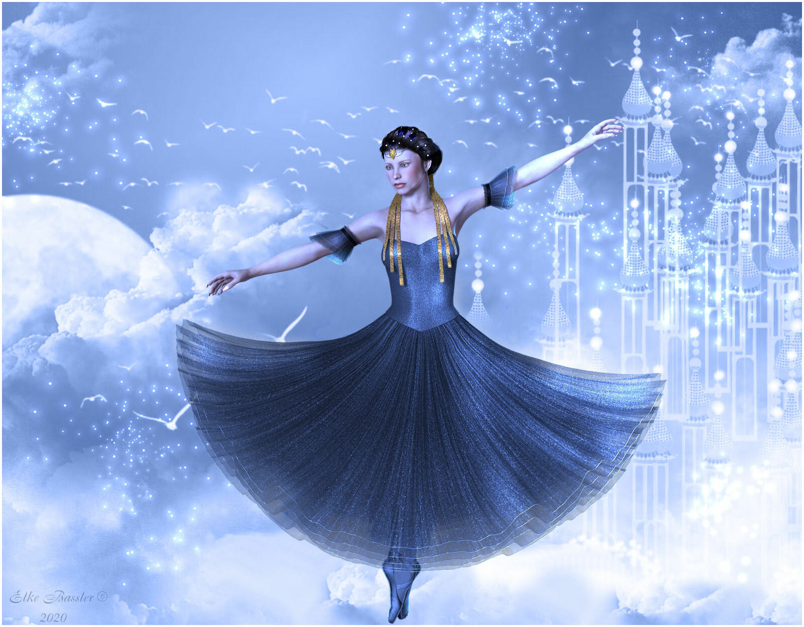 ArtStation - Dancing above the clouds