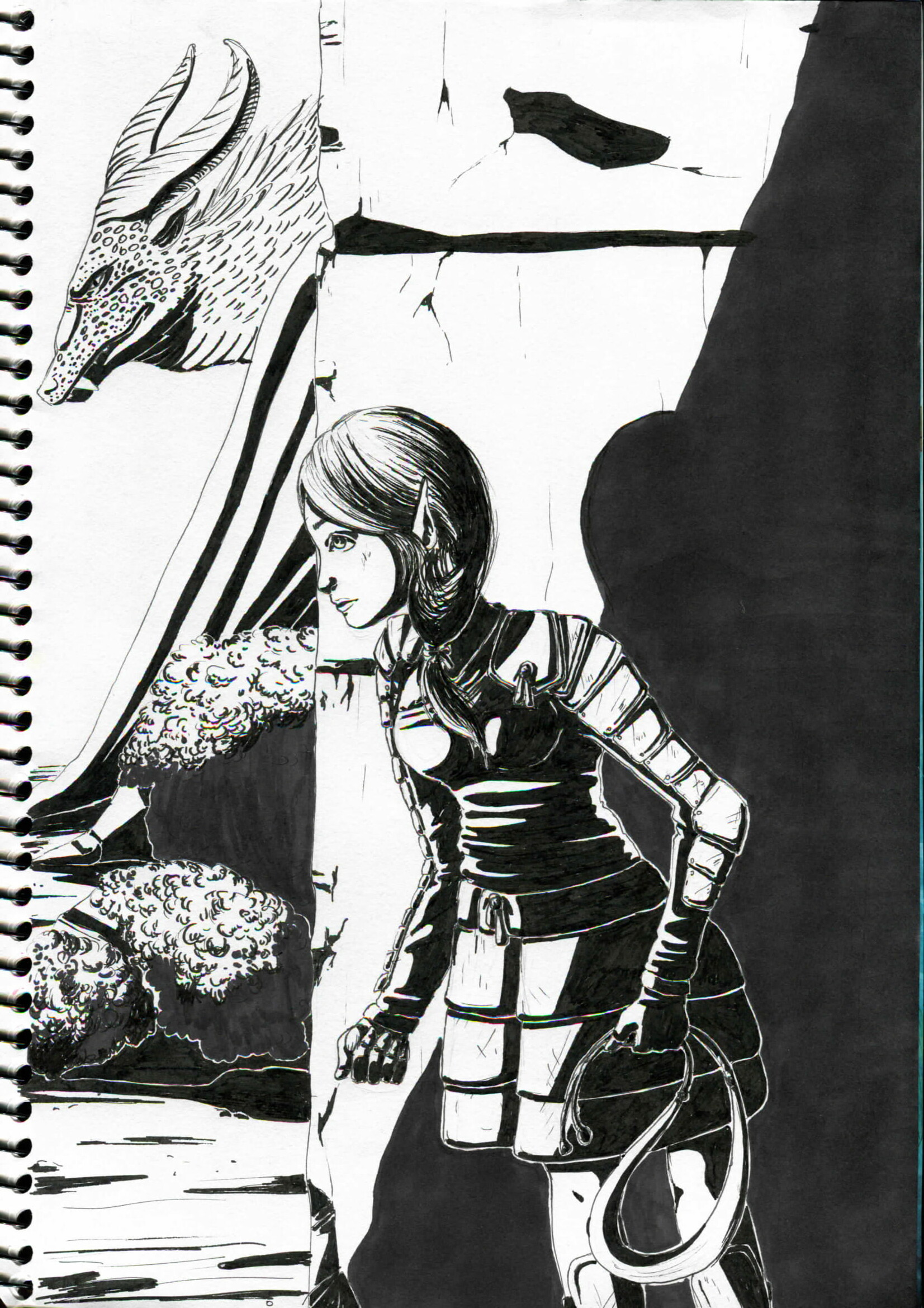 ArtStation - Inktober Day 19 - Sling