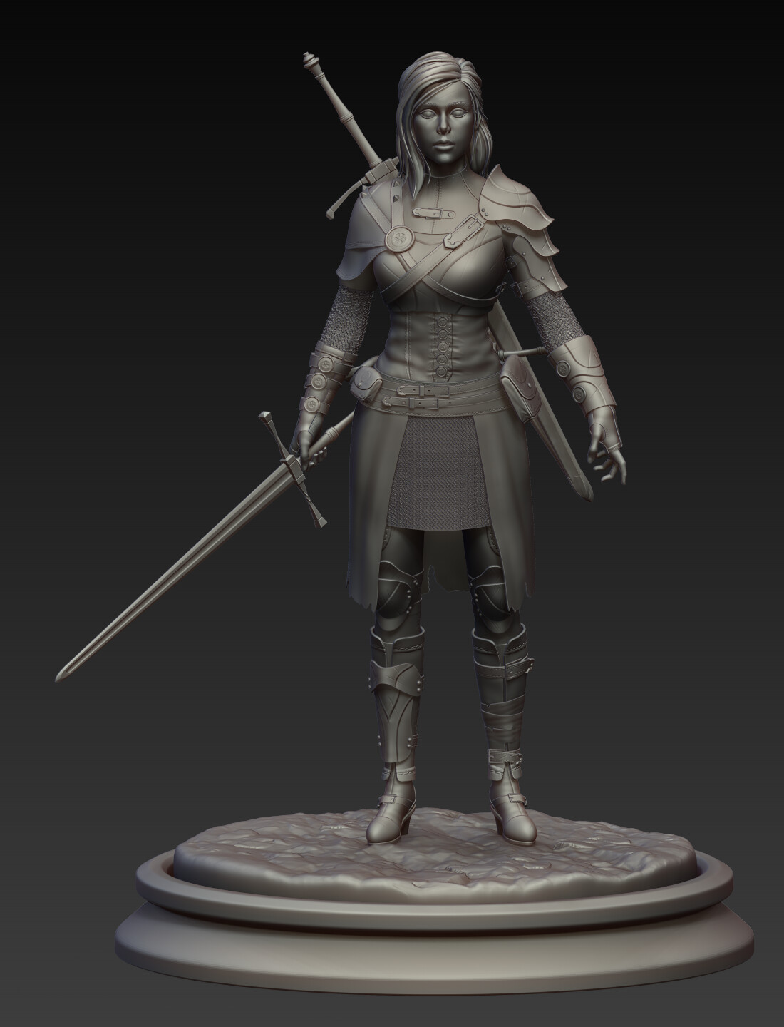 ArtStation - Female Warrior Character
