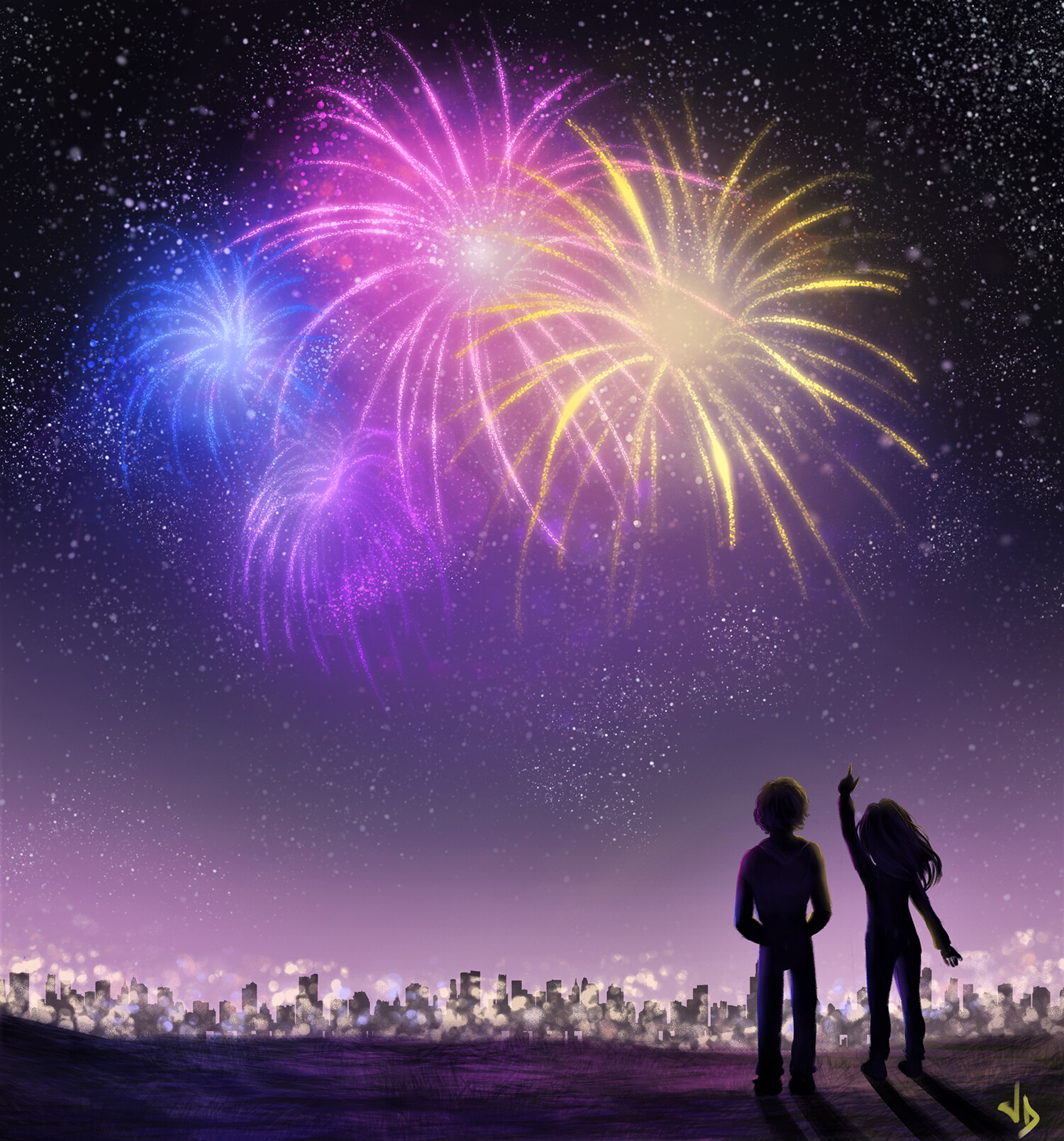 ArtStation - Fireworks