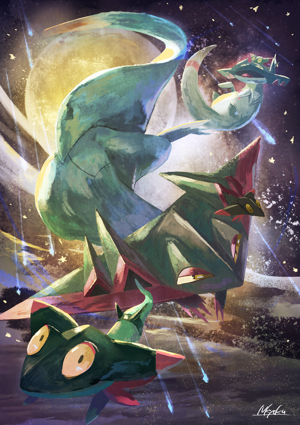 ArtStation - Dragapult Family