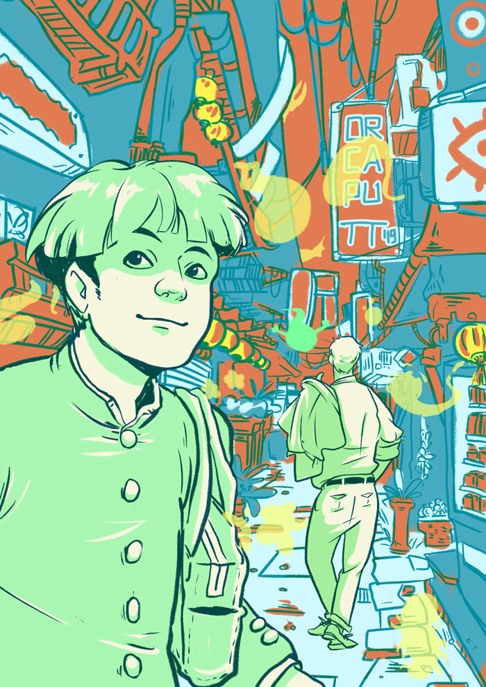 ArtStation - Mob Psycho I & II