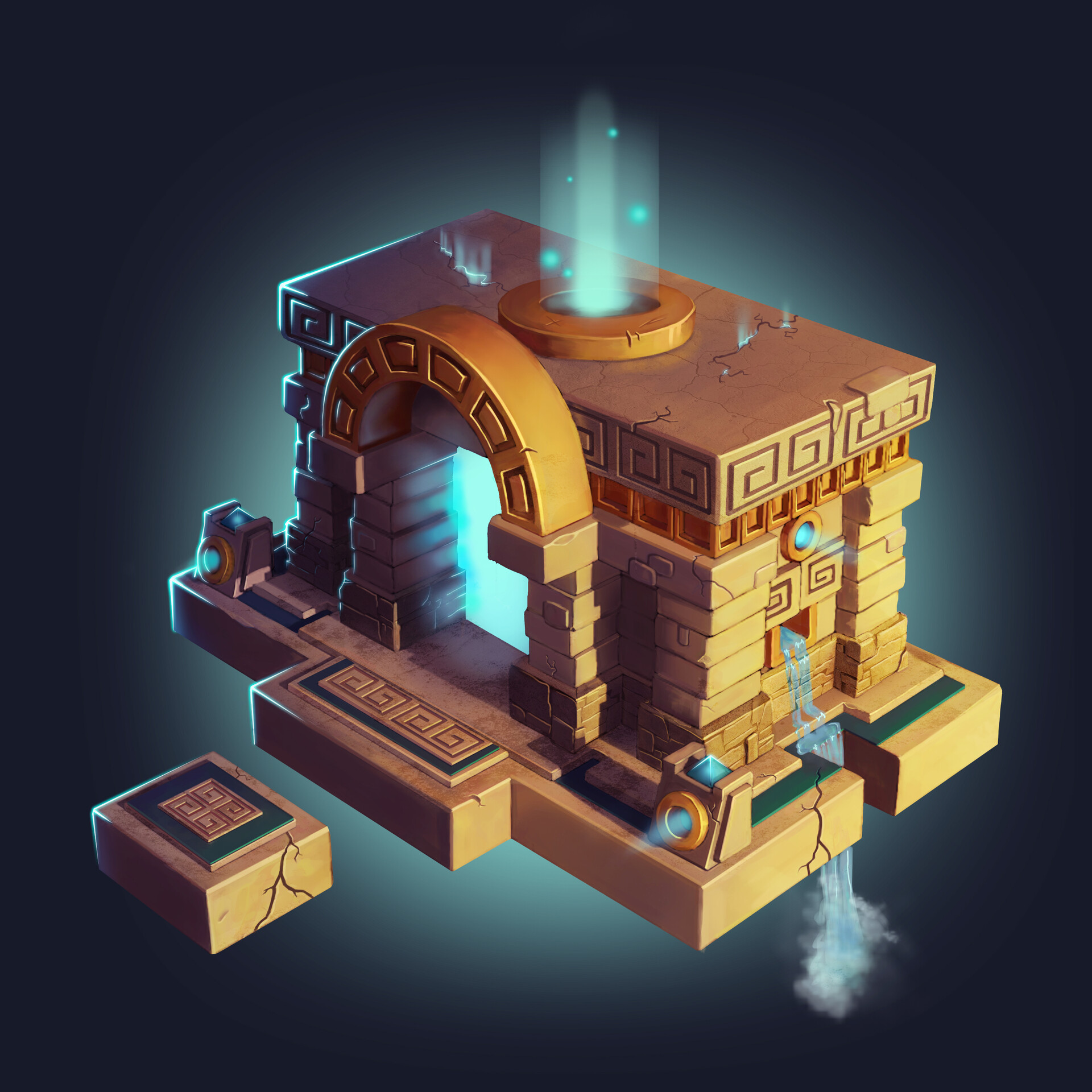 ArtStation - INCA Temples - Concept art