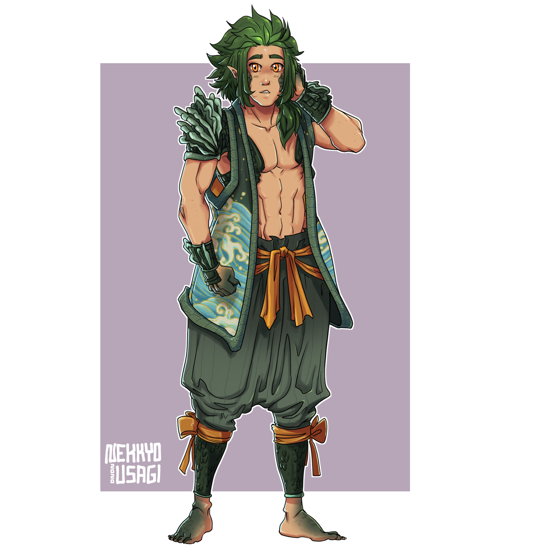 Nekkyo Usagi - Human / Gijinka Re-design - Sons of Godzilla