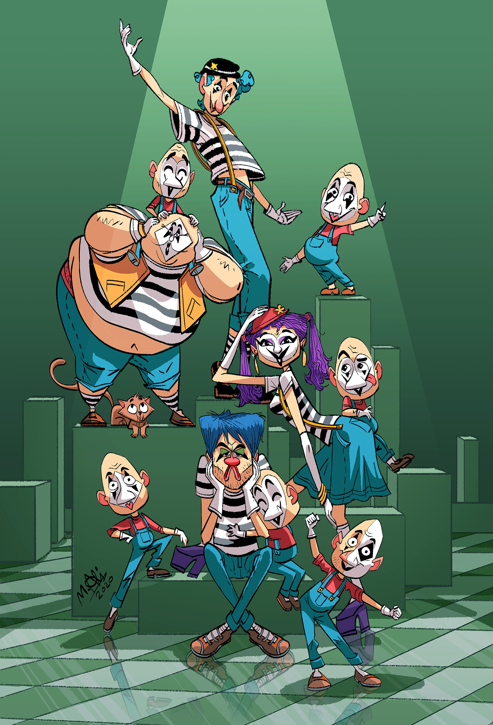 ArtStation - Pantomime show