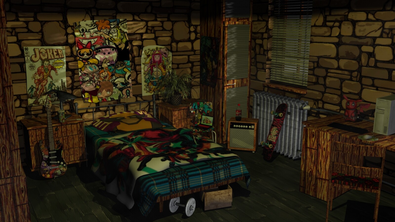 ArtStation - BEDROOM CARTOON