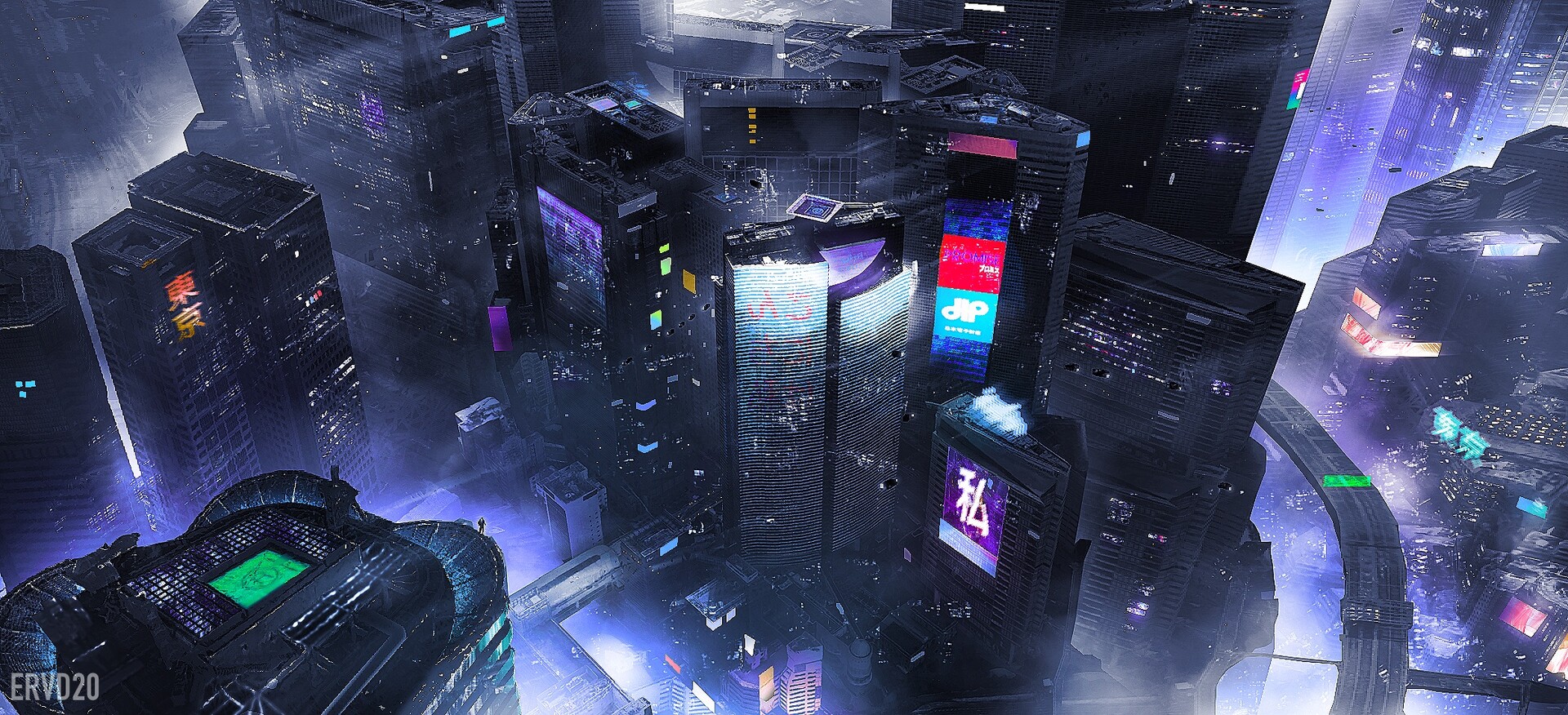 INTΞRGΛLΛCTIC: Tokyo by Ervd Wulf Artist : r/Cyberpunk