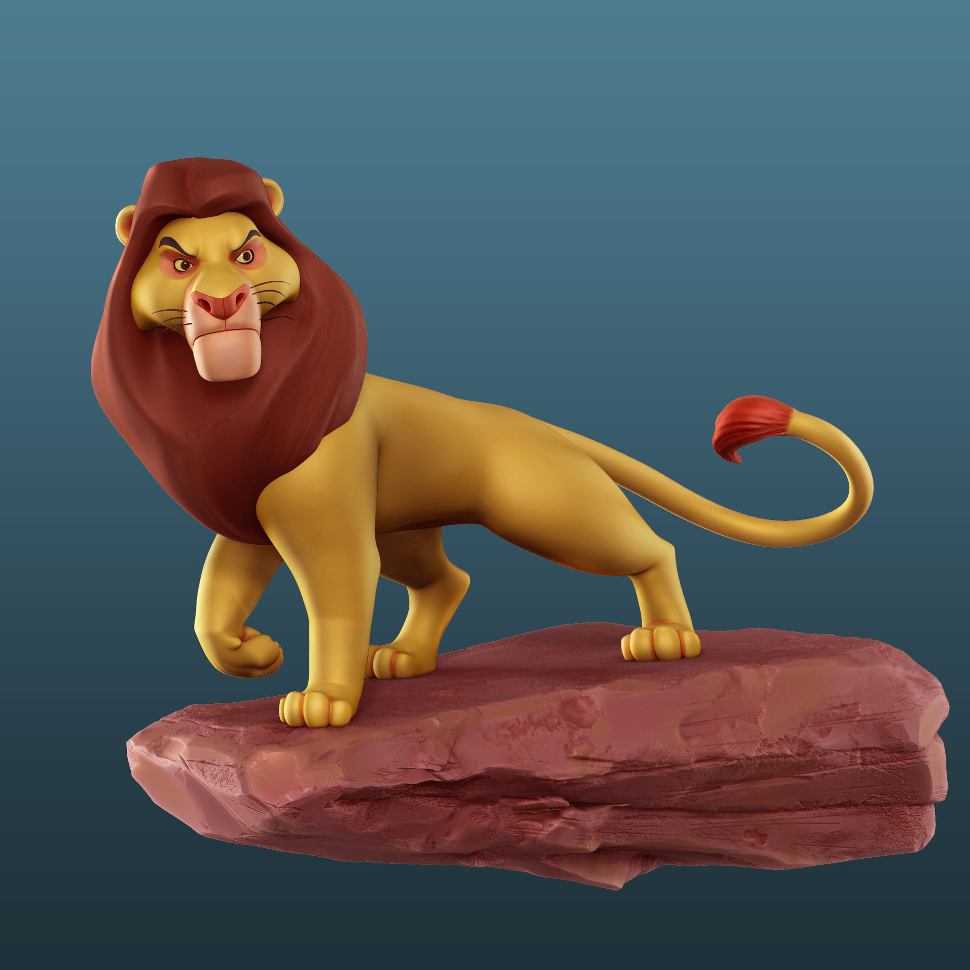 ArtStation - mufasa 3d model