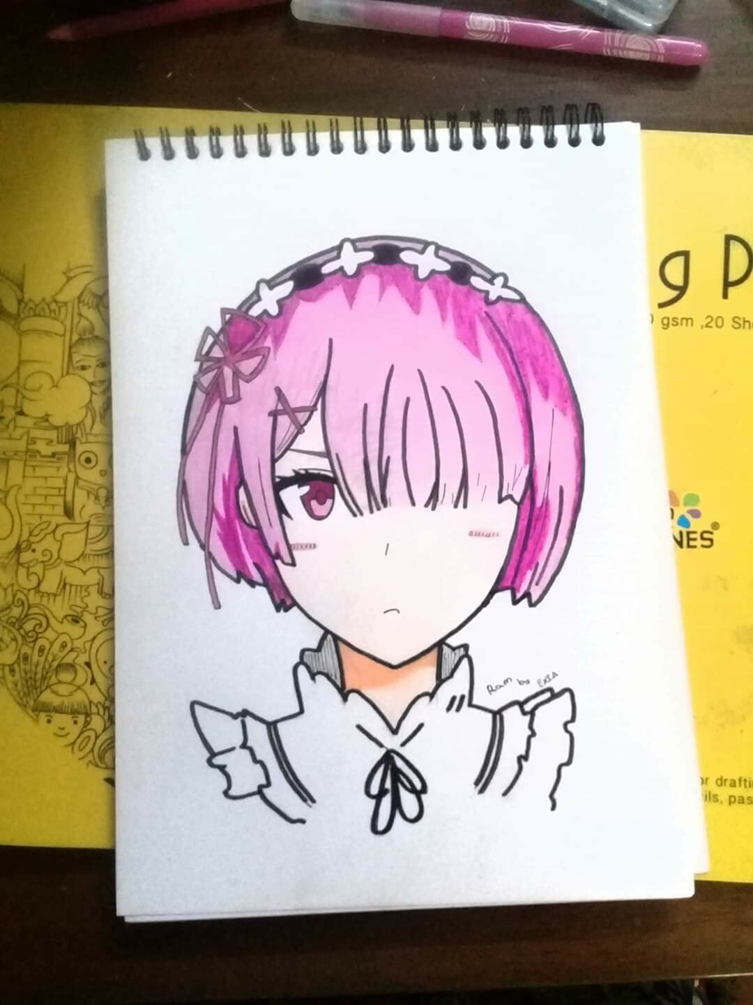 ArtStation - Ram:Re Zero Fan Art