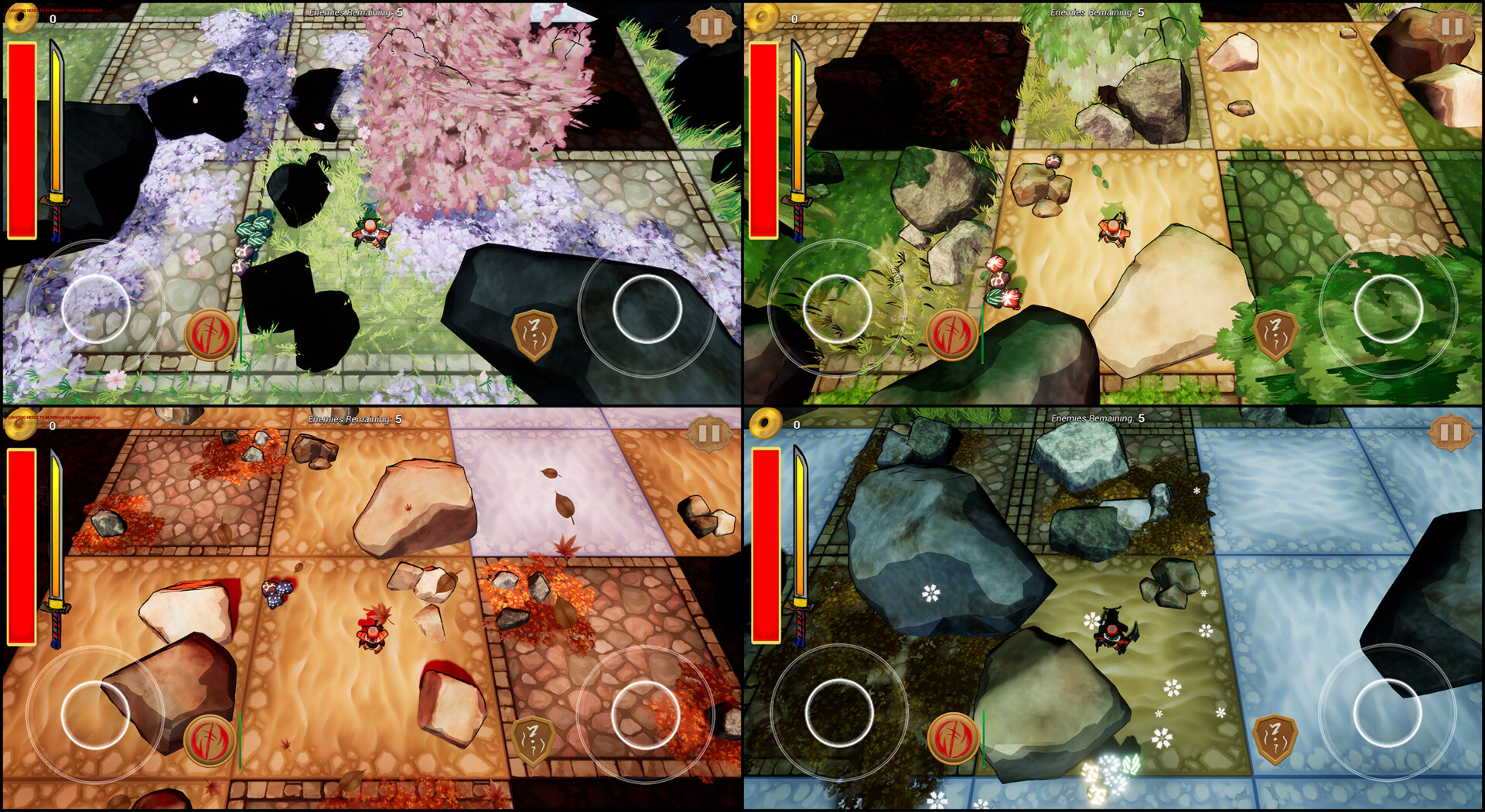 ArtStation - Samurai Crusader - Seasonal Lighting