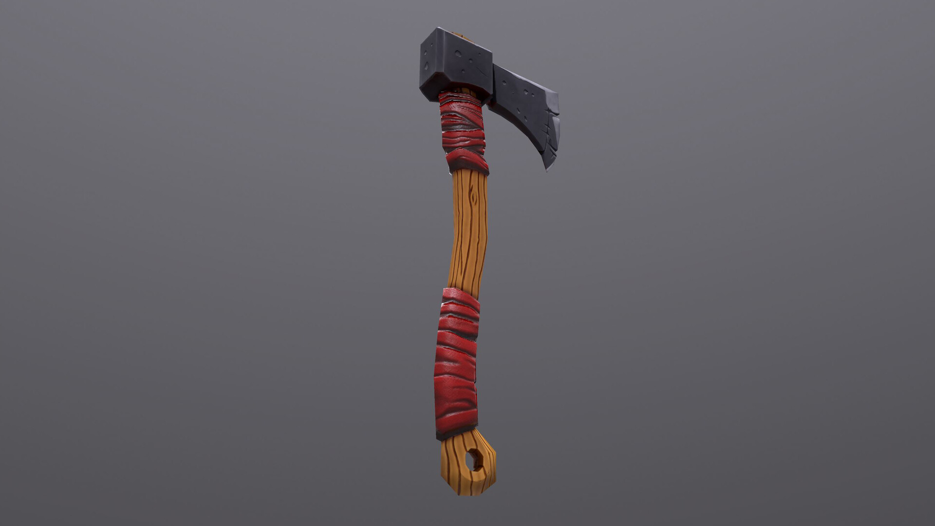 Moisés Soto - Small hand painted axe