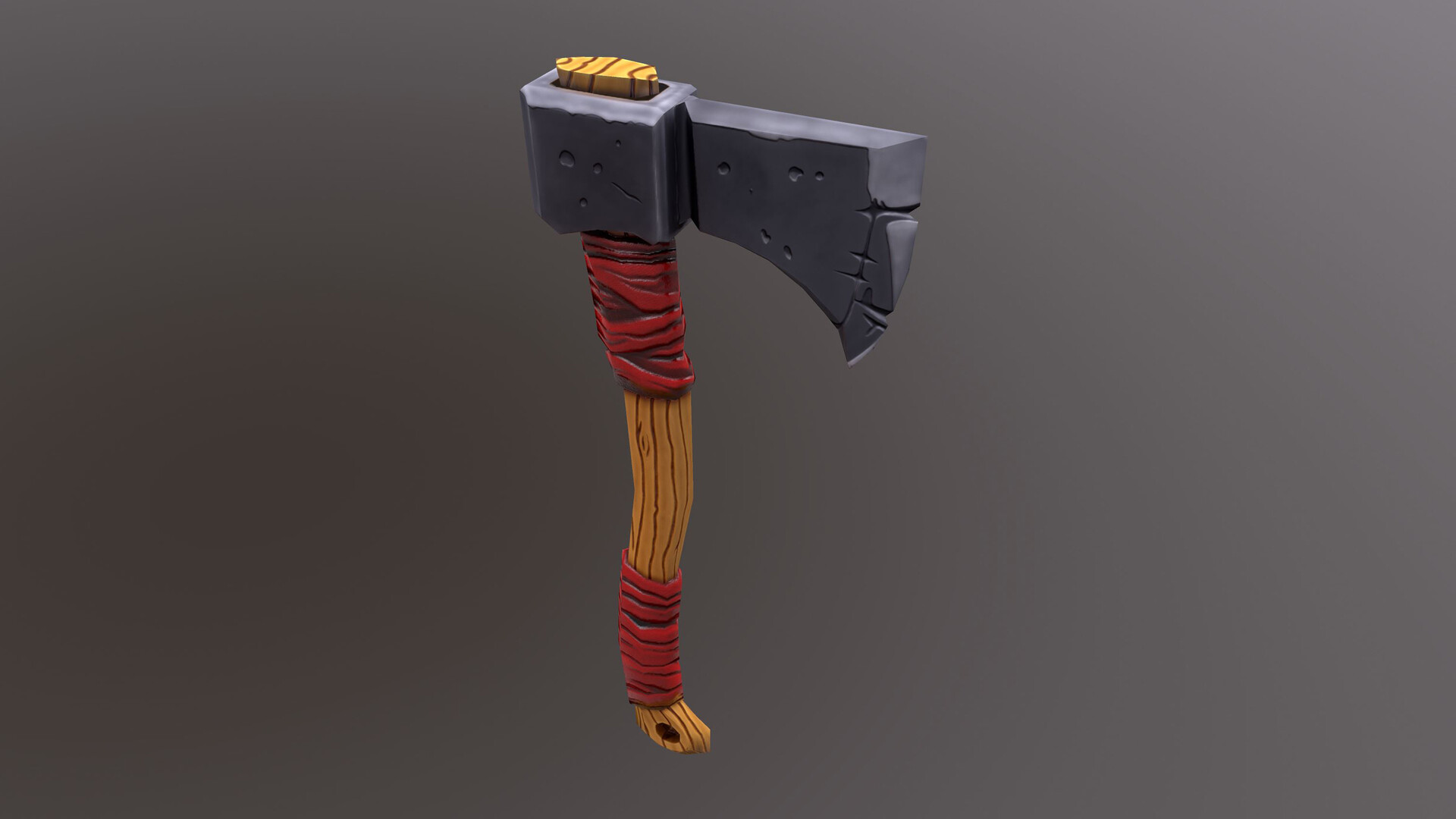 Moisés Soto - Small hand painted axe