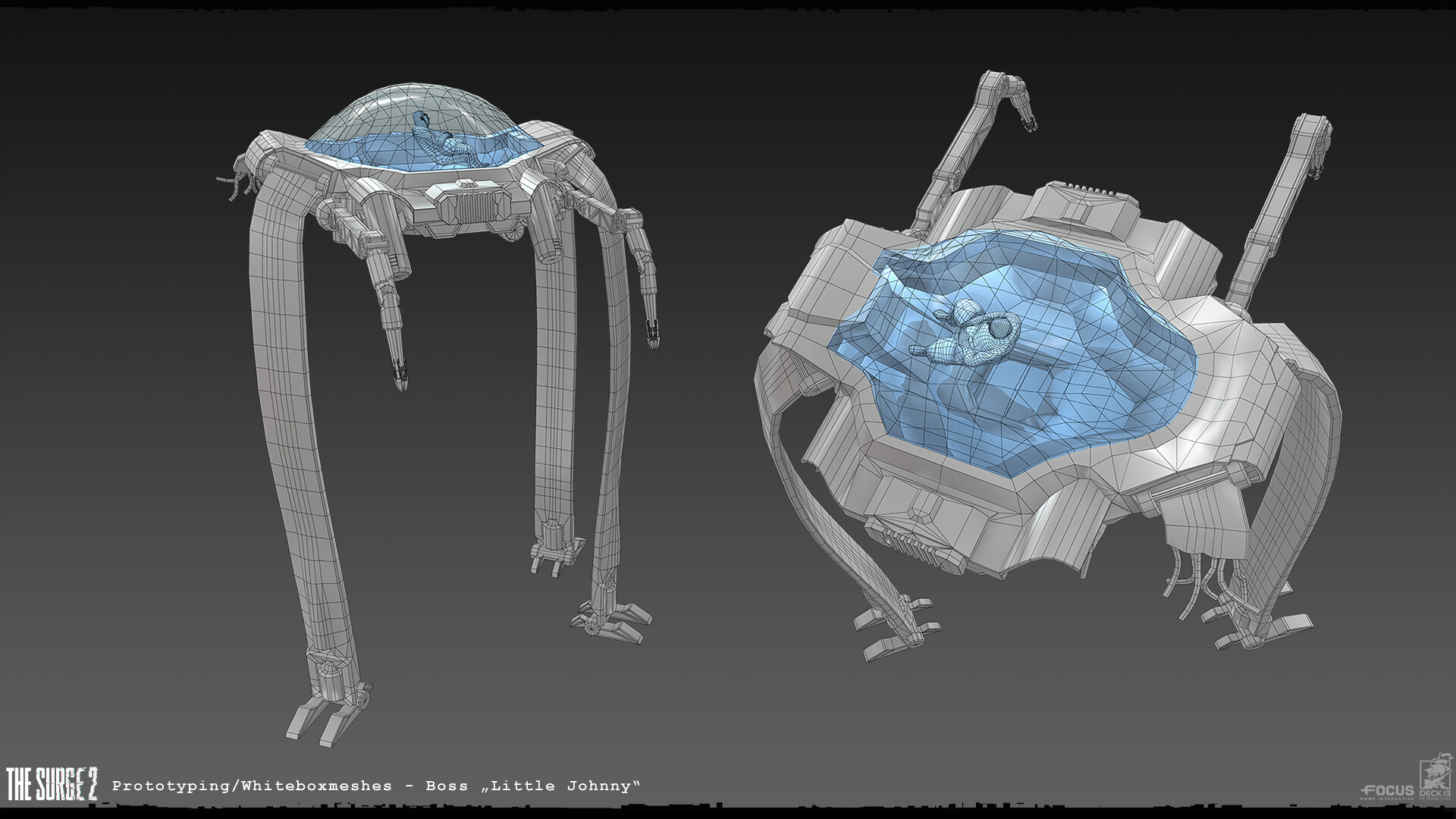 Stefan Hamann - The Surge 2 - Bosses Prototypes/Whiteboxes