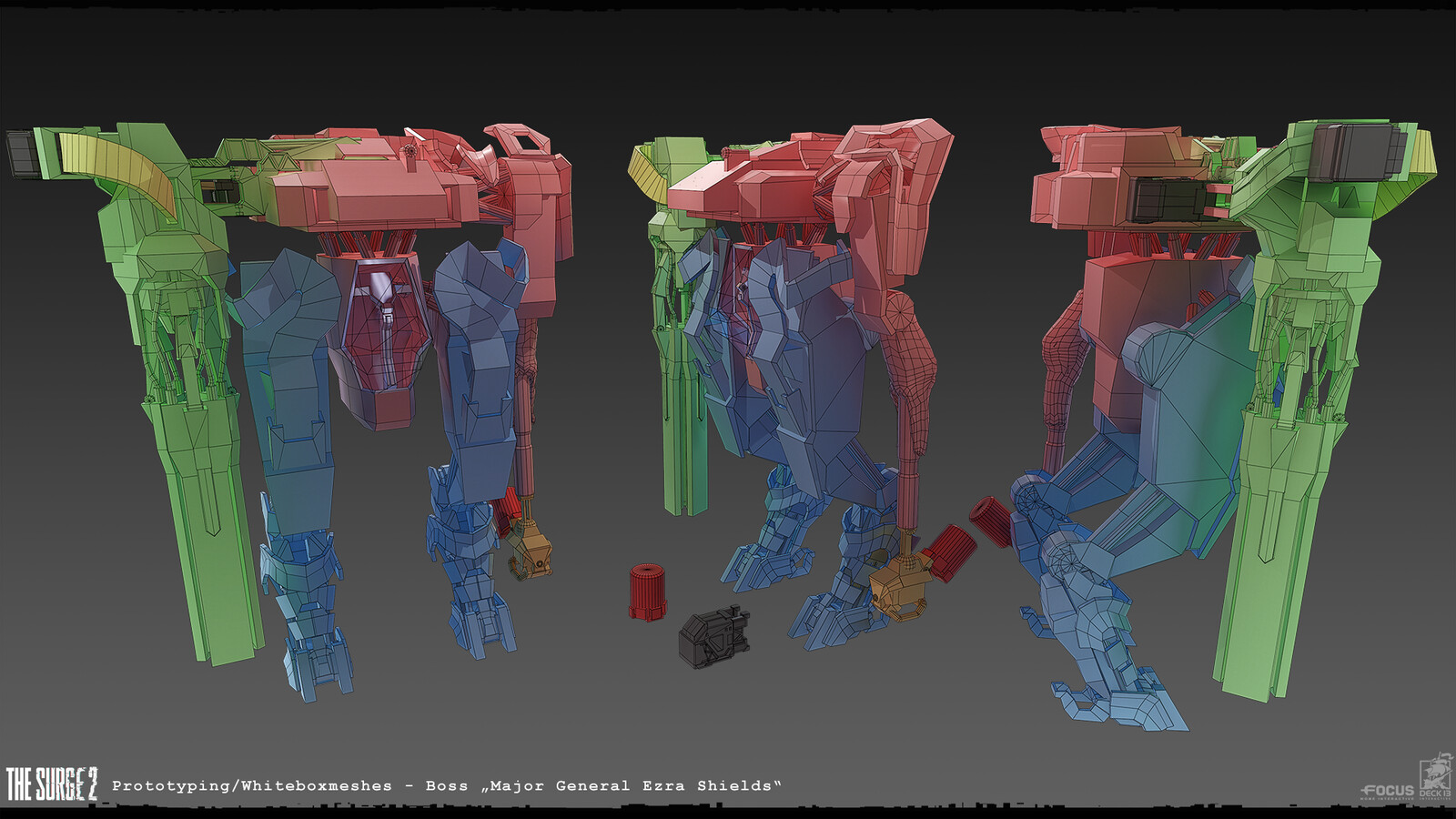 Stefan Hamann - The Surge 2 - Bosses Prototypes/Whiteboxes